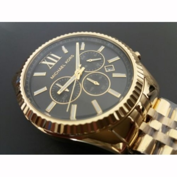 Accessories | Nwt Authentic Michael Kors Gold Lexington Watch | Poshmark